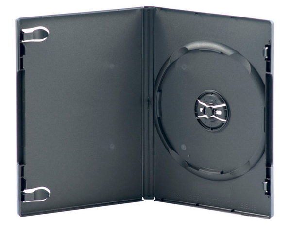Single Disc DVD Case 14mm Black (D1NB) 100s – Simply Packaging